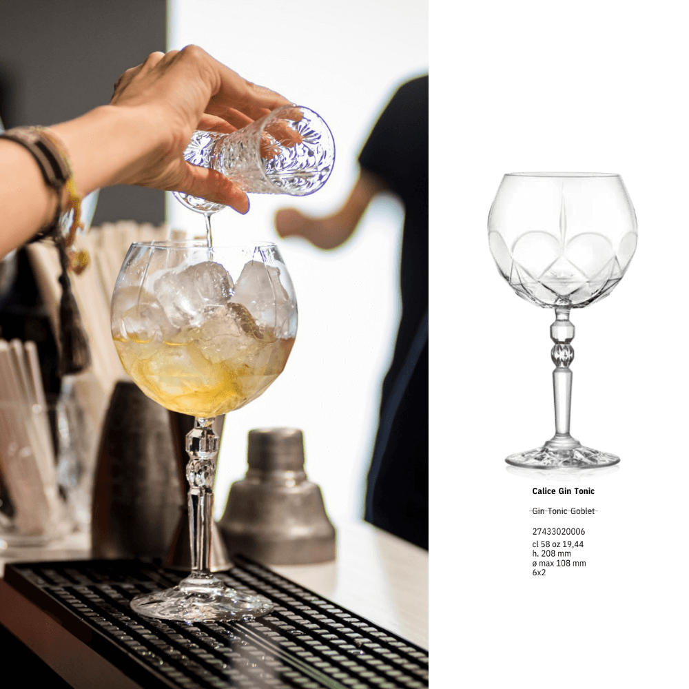 Bộ 6 Ly RCR Alkemist Gin 580ml của Ý - Bamato